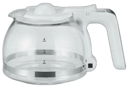 1 отзыв на Стеклянная колба (кофейник) 600мл с крышкой для капельной кофеварки JVC JK-CF25 white ...