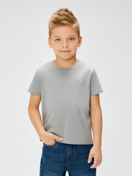 Футболка Acoola, размер 122, цвет темно-серый, хлопок 100% - купить по выгодной цене в интернет ...