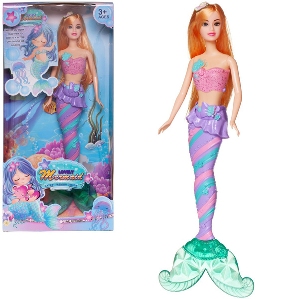 Кукла Junfa Русалочка (золотистая блондинка) с подсветкой 33 см купить на OZON по низкой цене ...