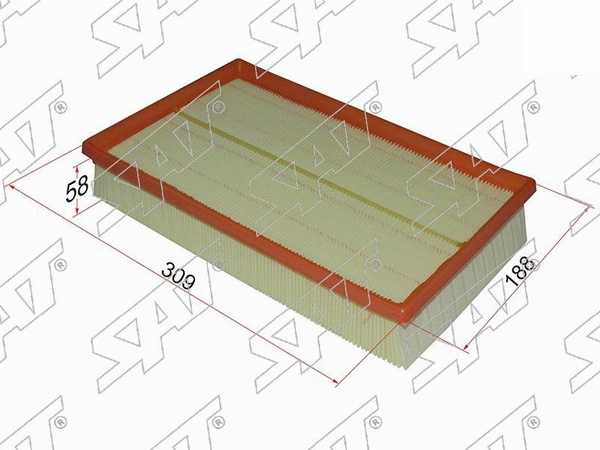Фильтр воздушный SAT ST-7H0129620 - купить по выгодным ценам в интернет ...