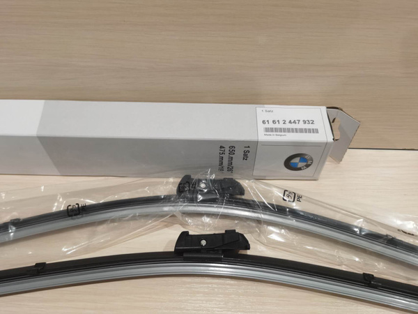 Комплект бескаркасных щеток стеклоочистителя BMW 1478, крепление Кнопка ...