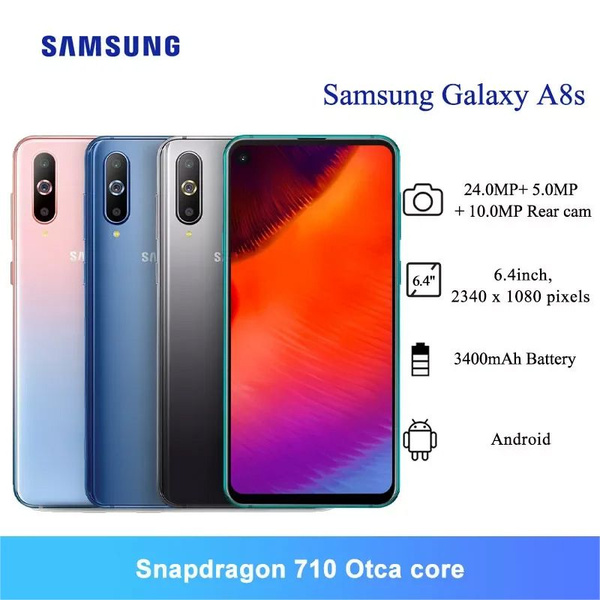 Смартфон Samsung Galaxy A8s - купить по выгодной цене в интернет-магазине OZON (1415781081)