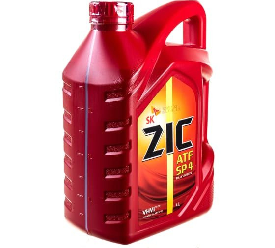 Масло синтетическое (ATF SP 4; 4 л) Hyundai-Kia для автоматических трансмиссий ZIC - купить по ...