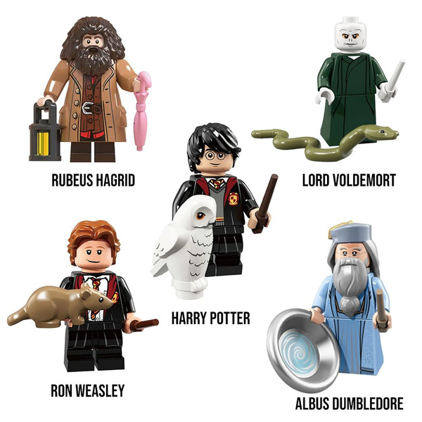 Набор фигуркок 5 в 1 "Гарри Поттер и его друзья" / 5 Минифигурок Лего ...