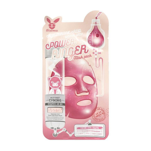 Маска для лица Elizavecca Power Ringer Mask Pack Hyaluronic Acid Water ...