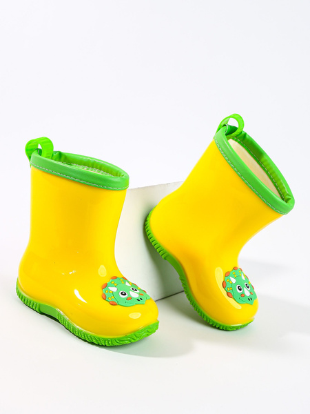 Сапоги резиновые Мальчики KENKA 3 желтый EVA Россия Без застёжки Демисезон Легкая модель Без ...