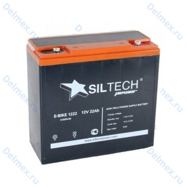 Аккумулятор для мототехники Siltech Аккумуляторная батарея 6МТС-20 E ...