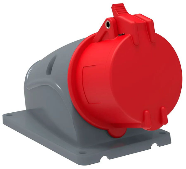 Розетка стационарная ССИ-115 16А-6ч/200/346-240/415В 3Р+РЕ+N IP44 ...