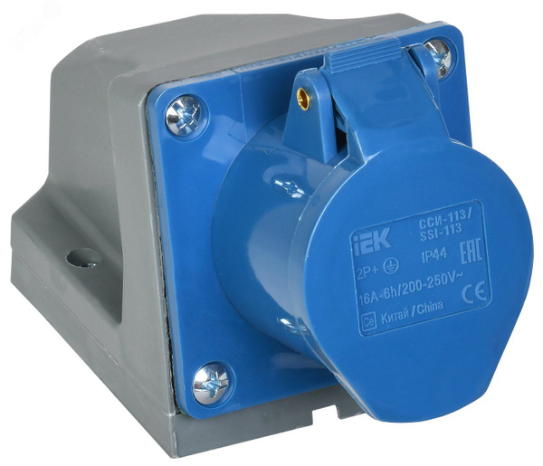 Розетка стационарная Iek 113 2Р Е 16А 220В Ip44 1 шт купить на Ozon