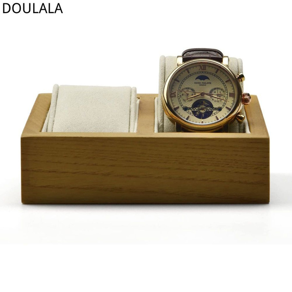 DOULALA Подставка Для Часов Из Массива Дерева, Подставка Для Ювелирных Изделий, Держатель Для ...