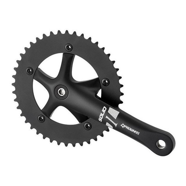 система Prowheel Solid 248t F 1b 48t 170 мм фикс синглспид цвет