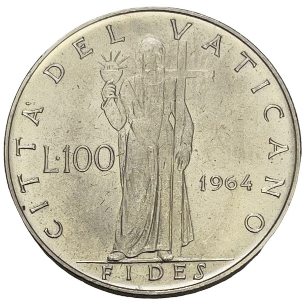 Ватикан 100 лир 1964 г. (II) - купить в интернет-магазине OZON с быстрой доставкой (1442882579)