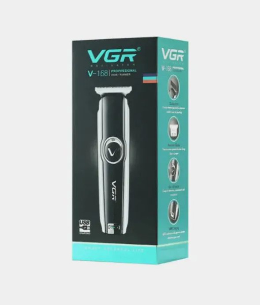 Машинка для стрижки VGR V-168, черный - купить по выгодным ценам в интернет-магазине OZON ...