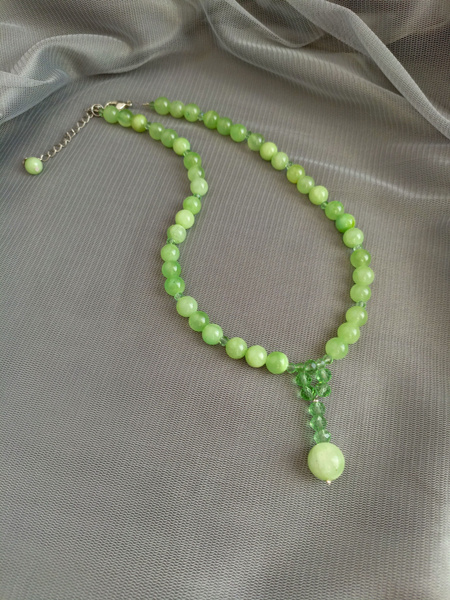 Бусы из оникса цветок 46см из натурального камня Ларец - купить с ...