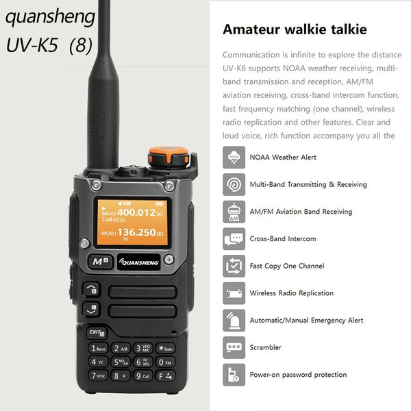 Радиостанция Quansheng Quansheng-UVK58, 16 каналов - купить по ...