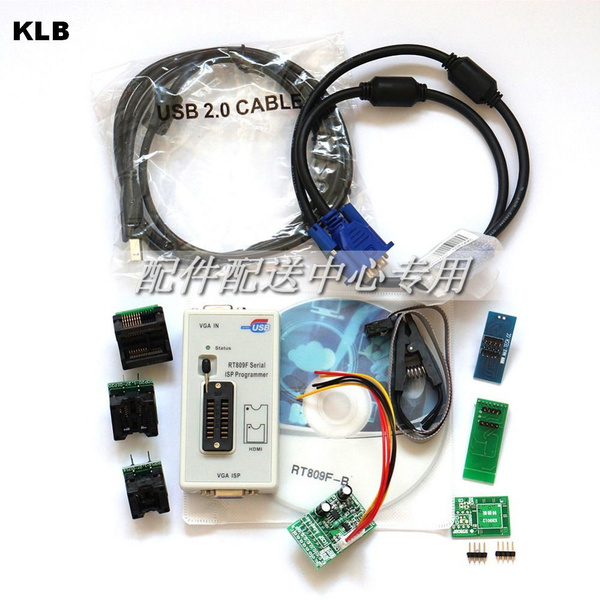 Программатор RT809F + 7 адаптеров + SOP16 SOP20 IC Clip Устройство ...