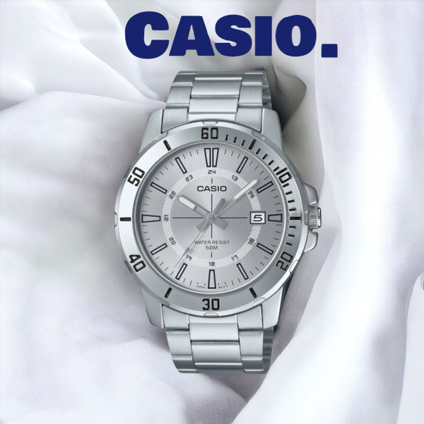 Наручные часы Casio Mtp Vd01d 7c купить с доставкой по выгодным ценам в интернет магазине Ozon