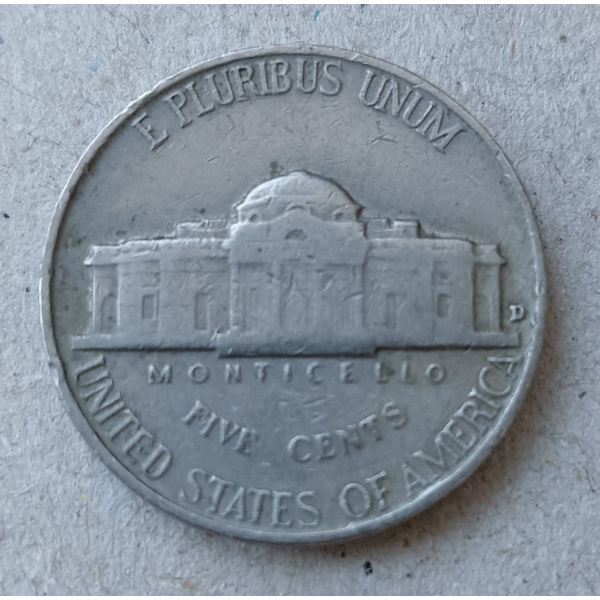 США 5 Центов 1954 год, Усадьба Монтичелло , Томас Джефферсон - купить в интернет-магазине OZON с ...