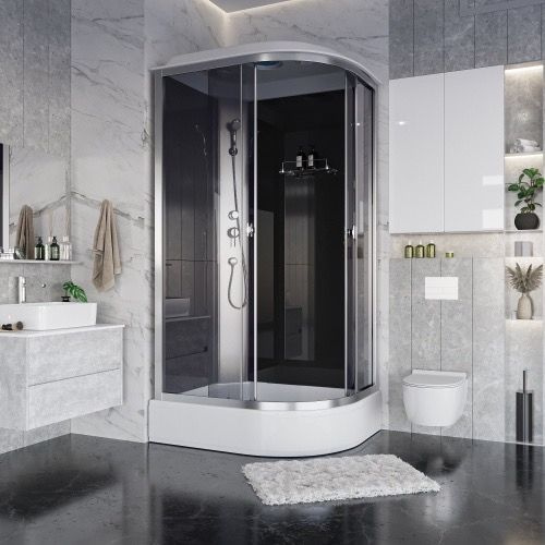 Душевая кабина Niagara 120х80х215 см, Средний поддон арт E120/80/26L/TN ...