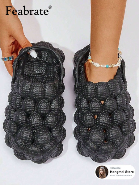 Сабо Женский Feabrate EVA, размер 43, 44 Закрытый нос, Круглый нос Без каблука купить c ...