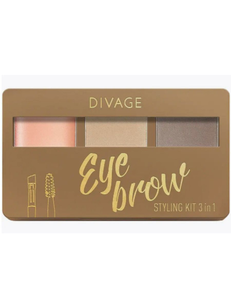 Набор: тени для бровей + воск для бровей Eyebrow Styling - купить с ...