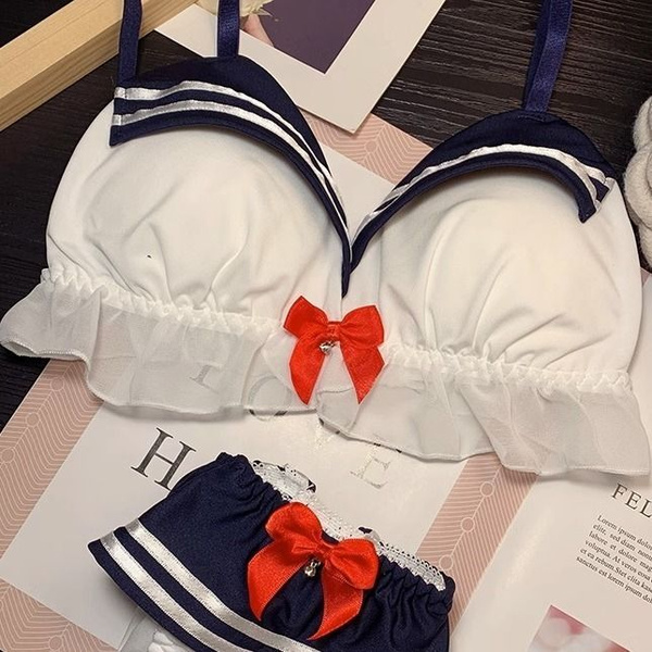 Комплект белья Женский SYJWY темно-лазурный бралетт Политекс Бахрома, Капюшон, размер 80A, 80B ...