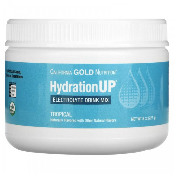 California Gold Nutrition, HydrationUp, напиток с электролитами в ...
