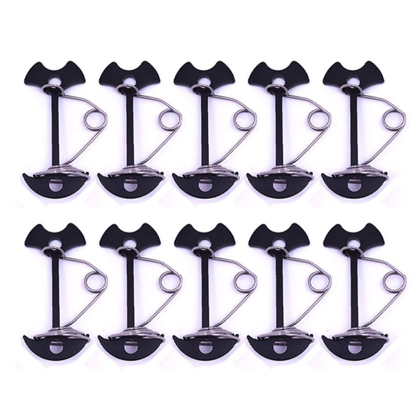 (1 комплект из 10)Tent Spike Canopy Stainless Steel Spring Retainer ...