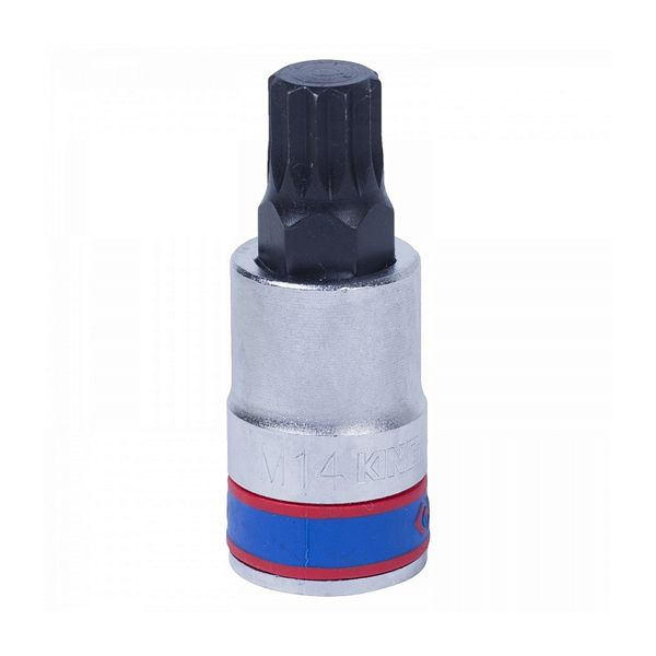 Бита King Tony Kingtony Насадка (бита) торцевая 1/2", SPLINE, L=60 мм, 1/2", 60 мм - купить по ...