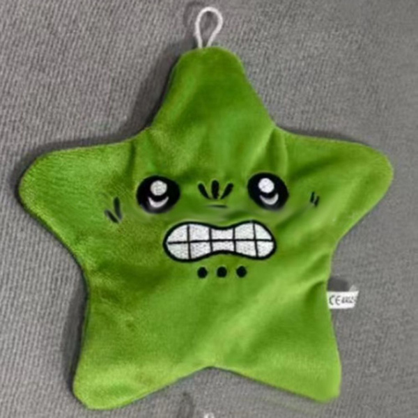 Забавная движущаяся плюшевая игрушка-брелок для ключей Grumpy Patrick ...