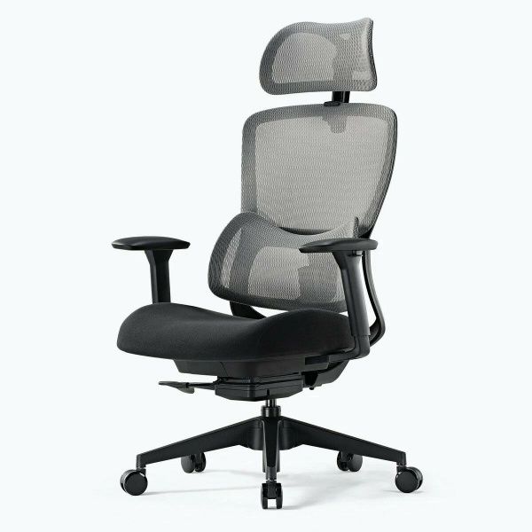 Характеристики Эргономичное компьютерное кресло Eureka ERK-OC15-GY ...