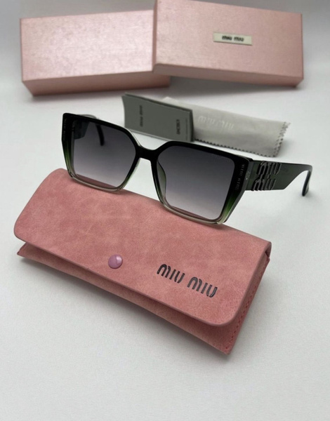 Очки солнцезащитные Miu Miu купить с доставкой по выгодным ценам в интернет магазине Ozon