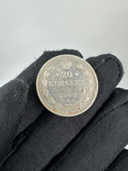 Монета 20 копеек 1909 год СПБ ЭБ Серебро! - купить в интернет-магазине OZON с быстрой доставкой ...