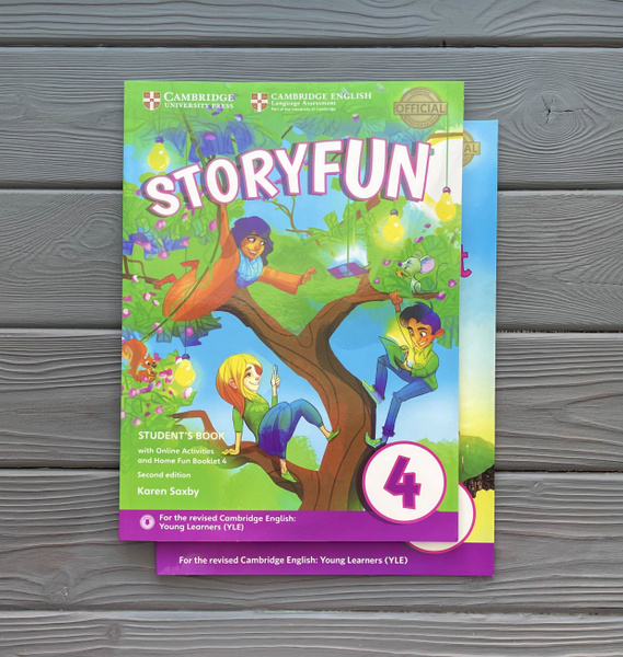 Storyfun 4 Student's Book + Homefun Booklet 4 + CD (2nd Edition ...