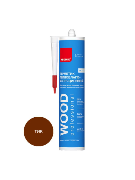Характеристики Neomid PROFESSIONAL WOOD / НЕОМИД ПРОФЕССИОНАЛ герметик ...