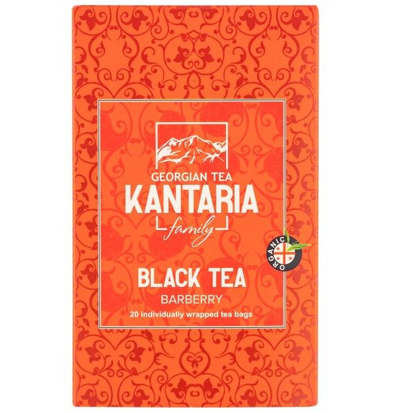 Черный чай Kantaria Клубника 20 пирамидок - купить с доставкой по ...