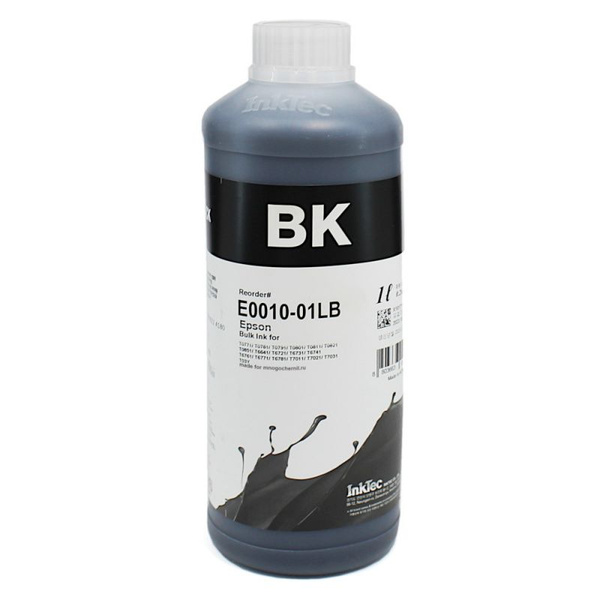 Расходник для печати InkTec E0010-01LB k0197, Черный (black), для струйного принтера ...