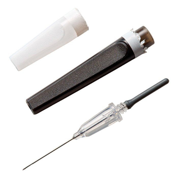 Игла одноразовая стерильная двусторонняя с визуальной камерой для ...