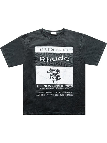 Футболка Rhude, размер 52, цвет черный - купить по выгодной цене в ...