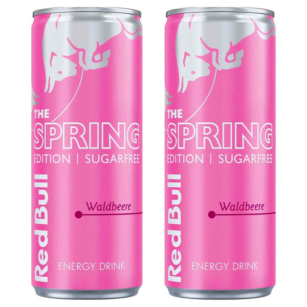 Red Bull Spring Edition Waldbeere со вкусом лесных ягод Без сахара 2 ...