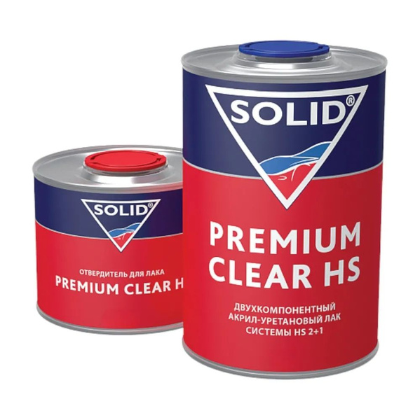Характеристики Лак SOLID HS PREMIUM CLEAR (1л+0,5л) (комплект ...