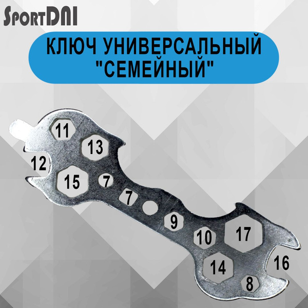 Ключ универсальный "семейный" для велосипеда - купить с доставкой по ...