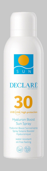 Водостойкий солнцезащитный спрей для чувствительной кожи с гиалуроновой кислотой Mivis 200 мл ...