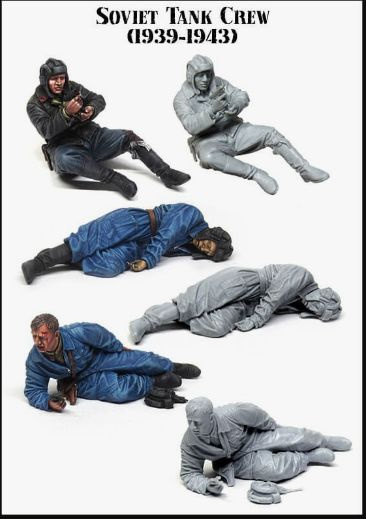 EM-35171 - Soviet Tank Crew ( 1939 - 1943 ) фигура для моделирования Evolution miniatures ...