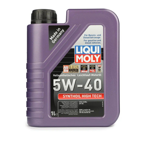 Масло моторное Liqui Moly 5W-40 Синтетическое - купить в интернет ...