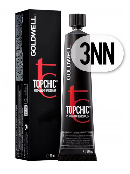 Стойкая крем-краска для волос Goldwell Topchic 3NN 60 мл - купить с ...
