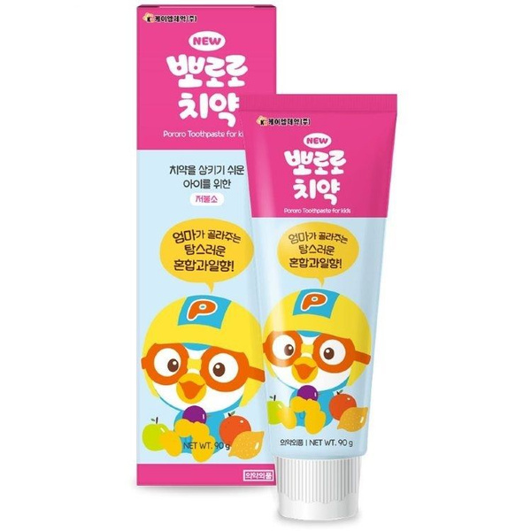 Детская зубная паста со вкусом со вкусом фруктового микса Pororo ...