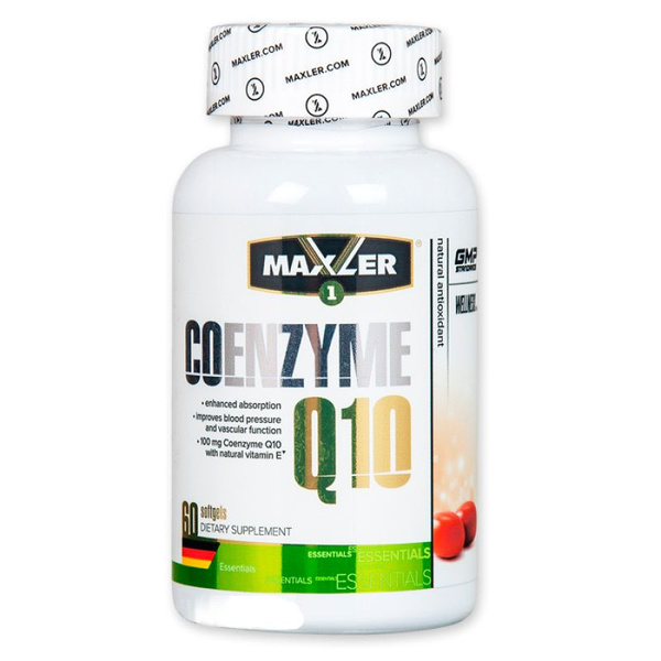 Витамины Maxler Coenzyme Q10 100 мг 60 капсул - купить с доставкой по ...