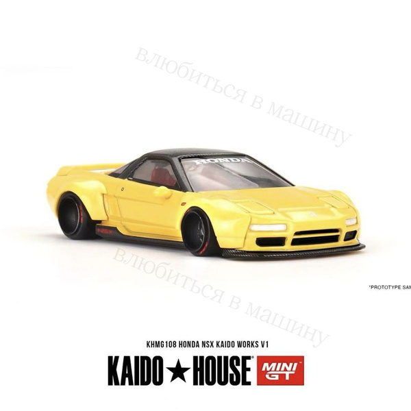 Машинка KAIDO HOUSE& MINI GT 1/64 KHMG108 HONDA NSX KAIDO WORKS V1 Die ...