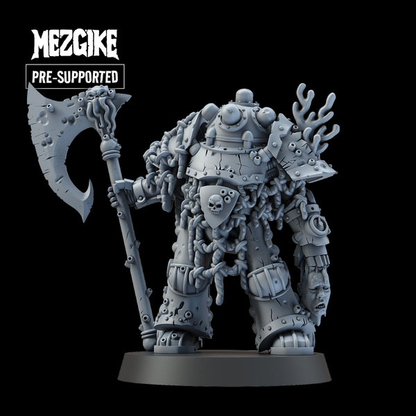 Миниатюра Wh40k DnD Death Guard / Гвардия Смерти: Dredge Marine with ...